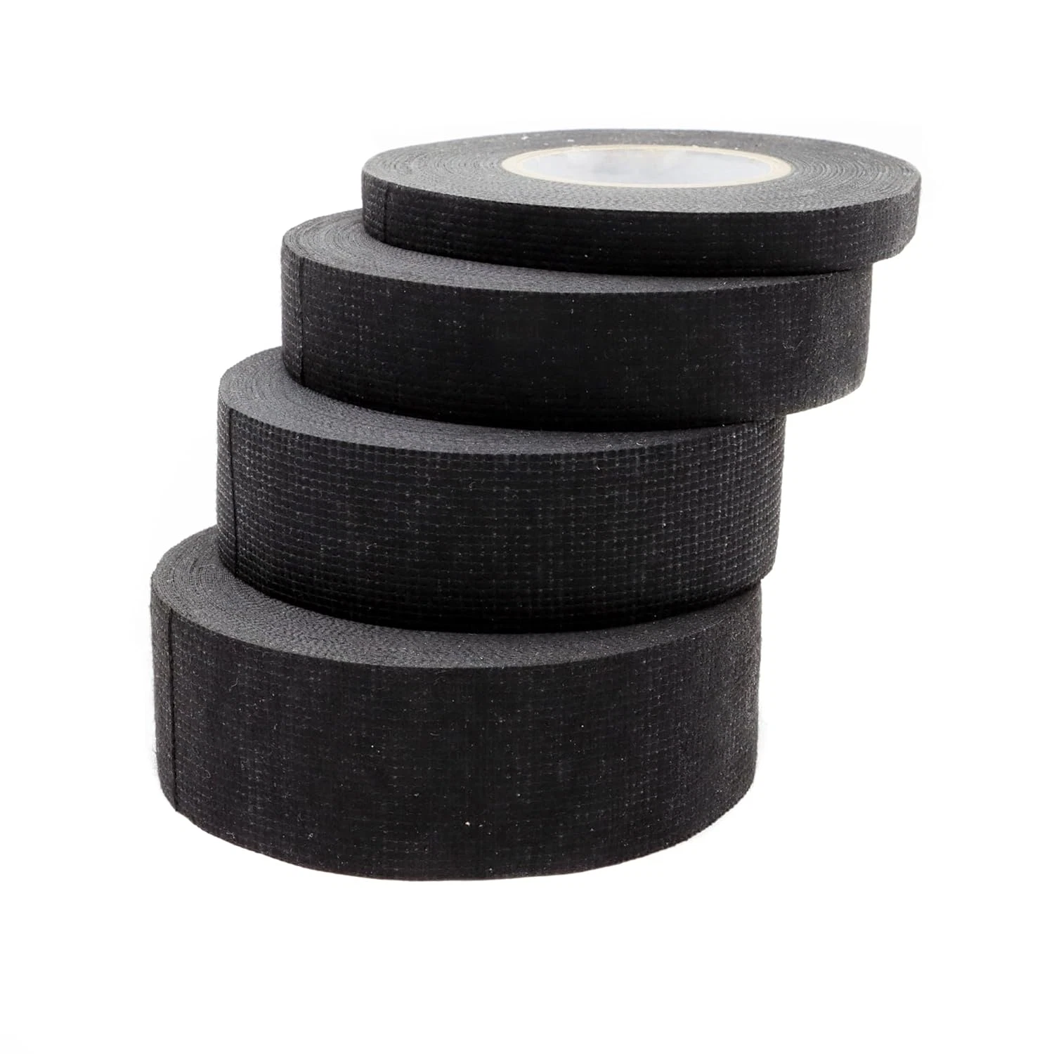 4 Rolls Wire Loom Harness Tape, Black Chemical Fiber Cloth High Temp ...