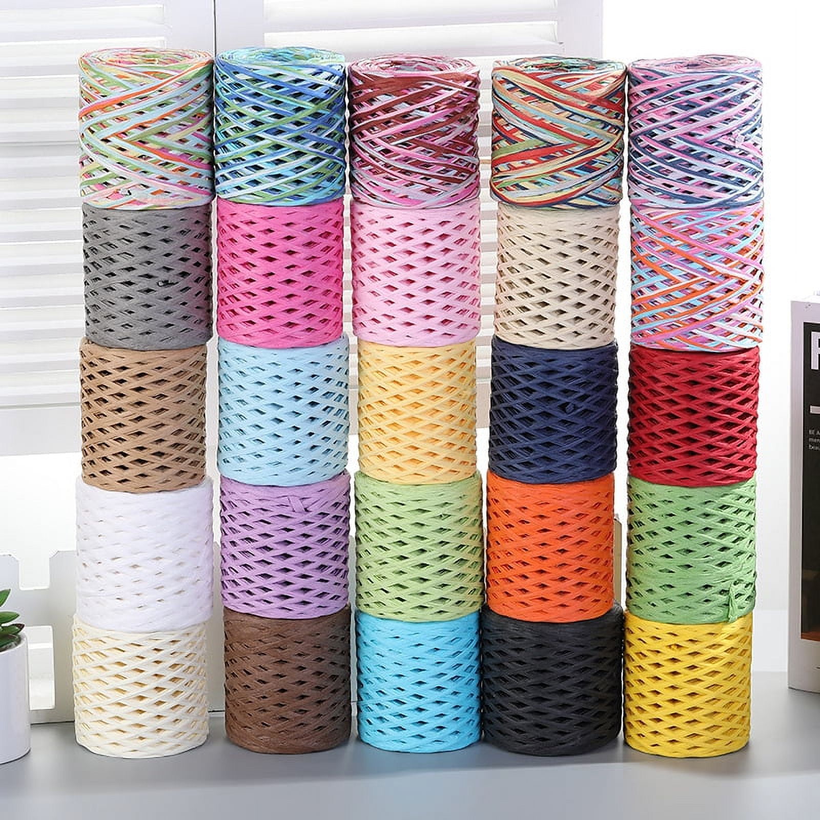 4 Rolls of Gift Packing Ropes Colored Gift Wrapping Cords Multi-use ...