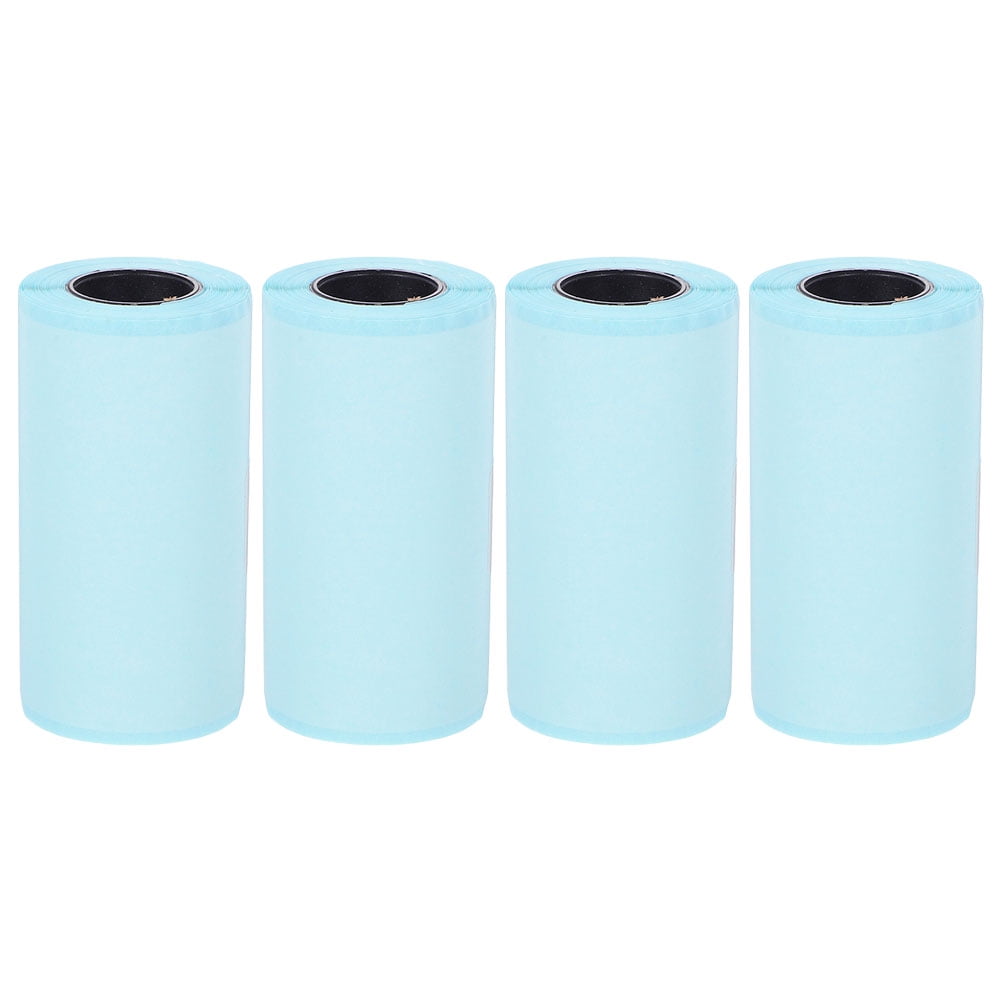 4 Rolls Self Adhesive Thermal Labels for Printer Stickers Name Tag Mini ...