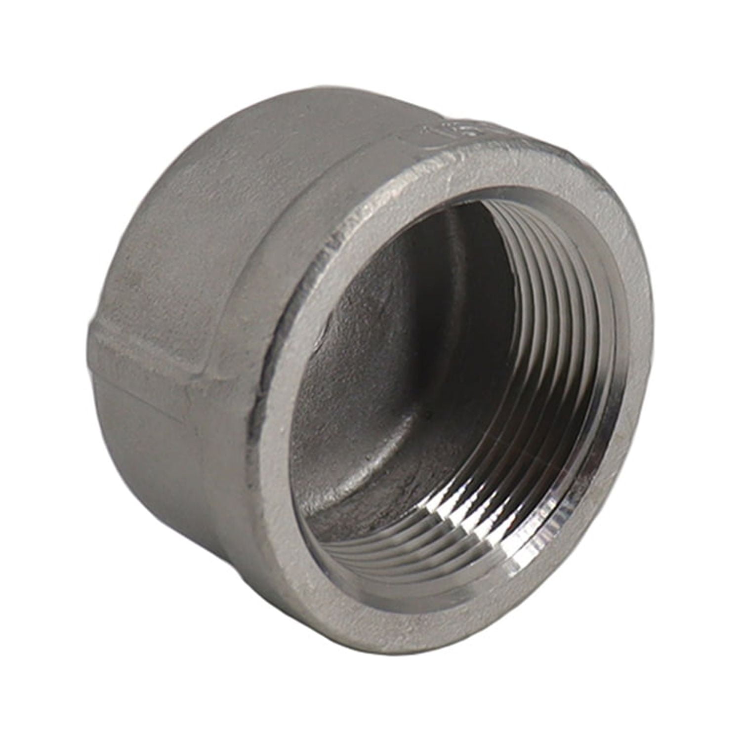 4" Round Cap 304 Stainless Steel - Walmart.com