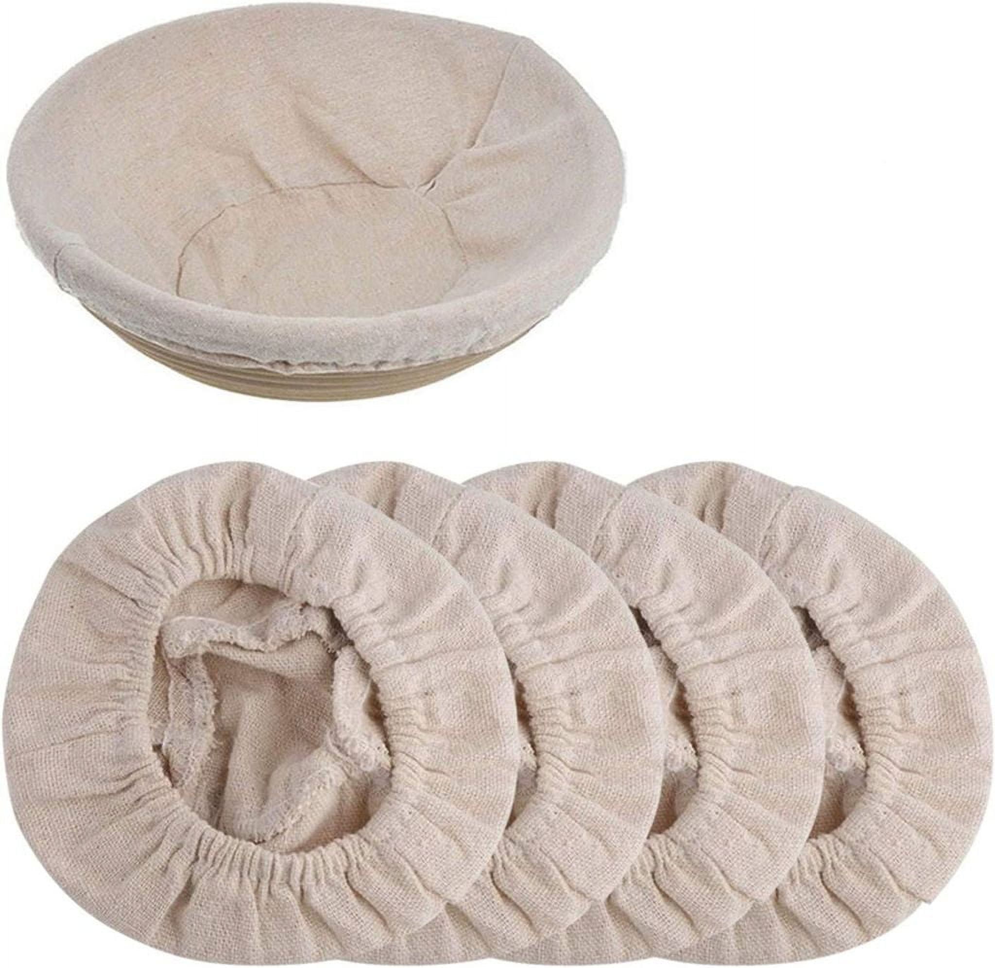 4 Round Linen Inserts For Bread Baskets, 24x9cm - Walmart.com