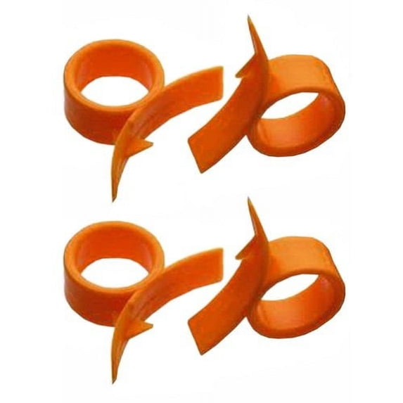 Chef Craft Small 4 Round Orange Peelers - Easy to Grab and Clean ...