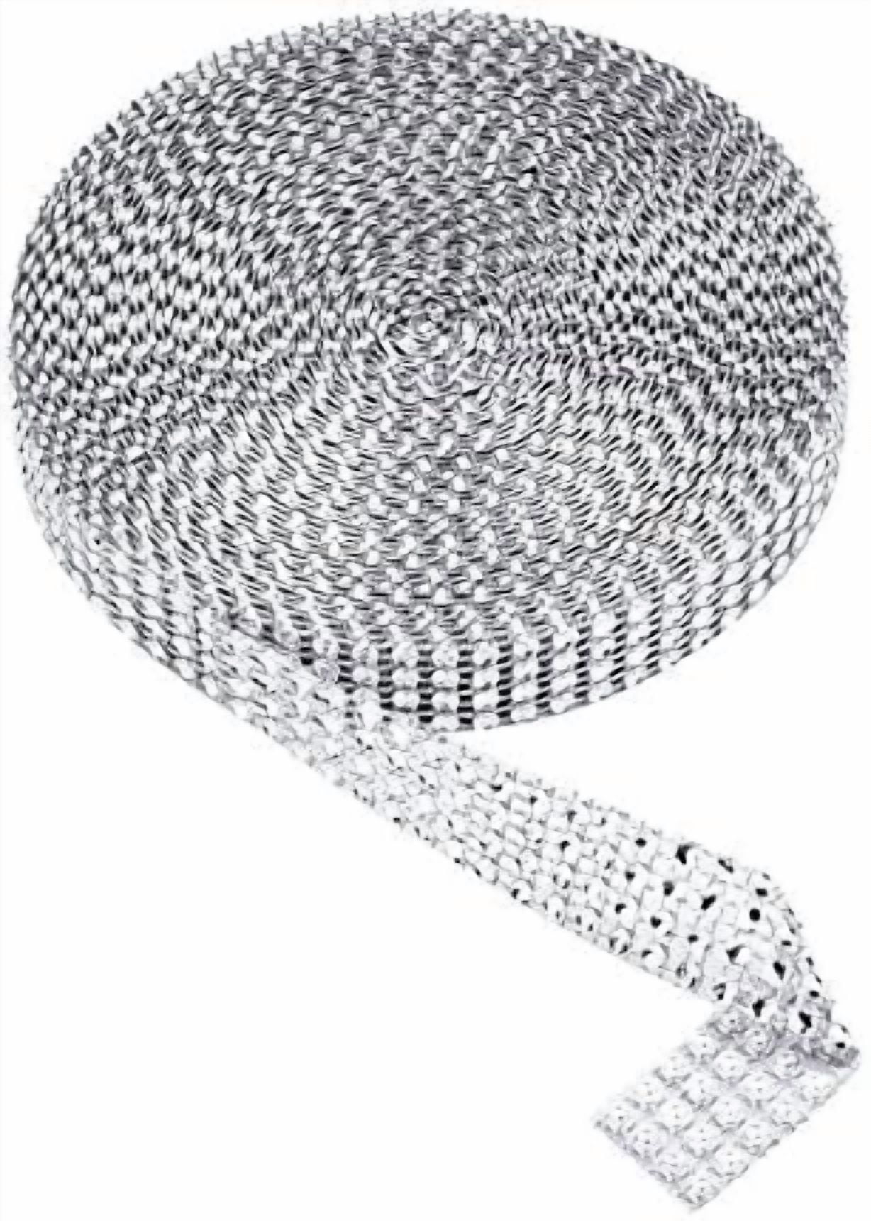 4 Row 10 Yard Acrylic Rhinestone Diamond Ribbon for Wedding Cakes ...