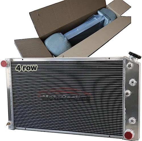 4 Row Aluminum Radiator for Chevy Chevelle Impala Caprice Malibu C/K/G ...