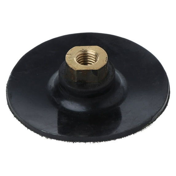4'' Rubber Backing Pad with Hook and Loop Backing Arbor for Angle ...