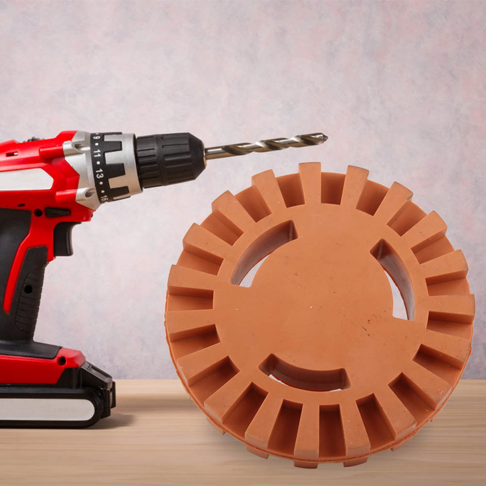 4" Rubber Eraser Wheel, Fast Decal Pinstripe Removal Tool For Car More ...