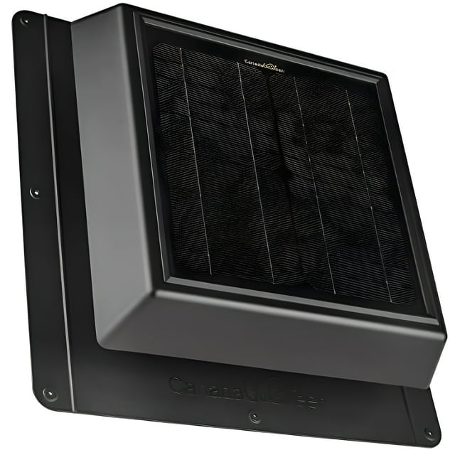 4 SEASONS Solar Powered Exhaust Fan for Roof Attic, Polycarbonate Vent ...