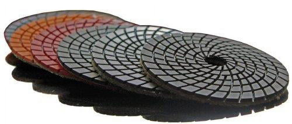 4" STADEA Granite Polishing Pad Grit 100 for Wet Sanding Polishing ...