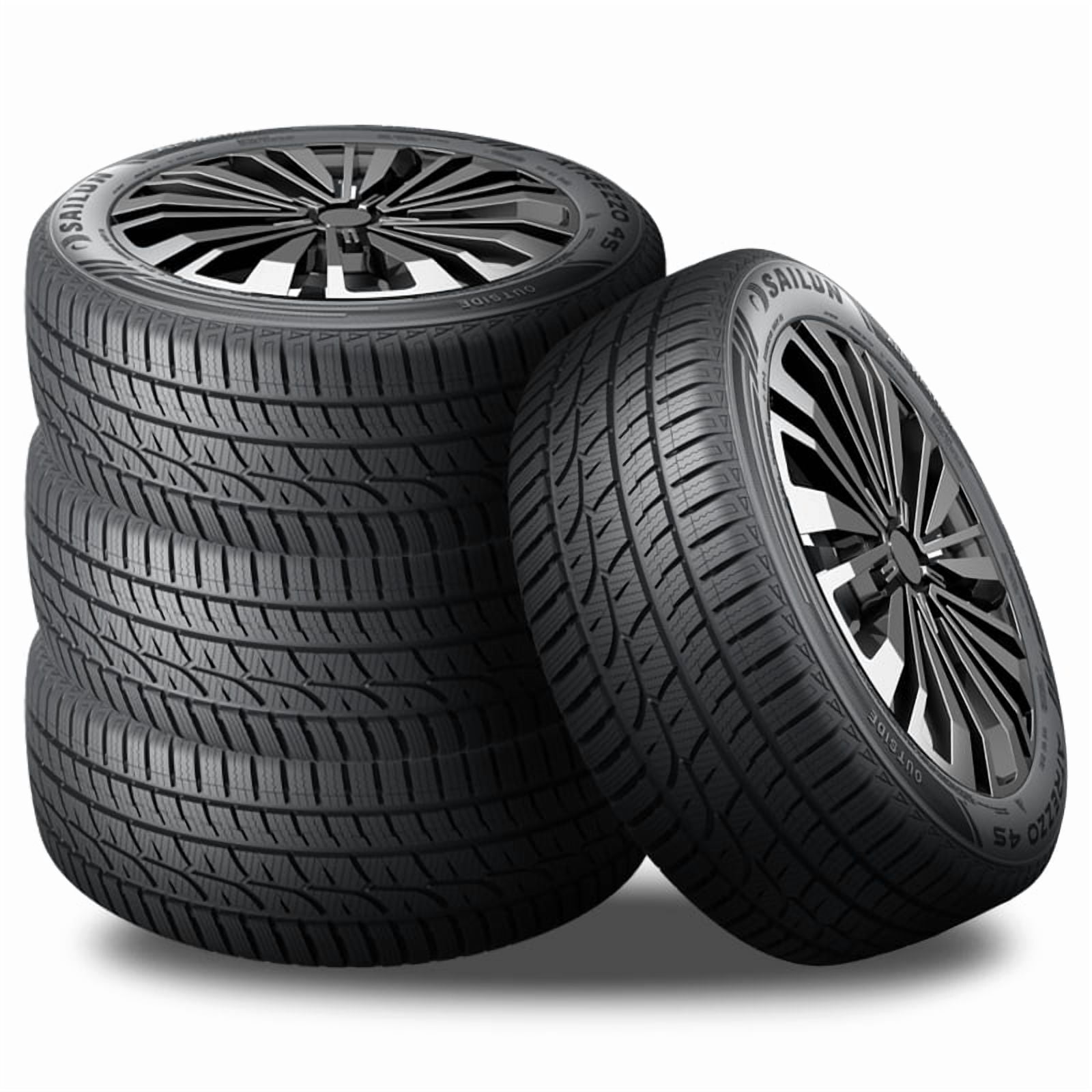 4 Sailun Atrezzo 4S 255/40R19 100V All Weather Tires Snow Certified+All ...