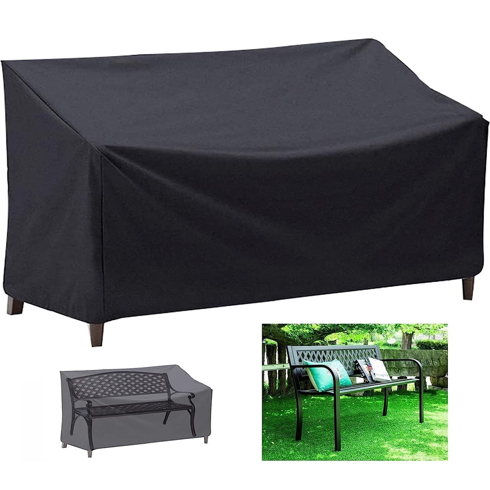 4-Seat Outdoor Waterproof Garden Patio Furniture Cover for Bench Couch ...