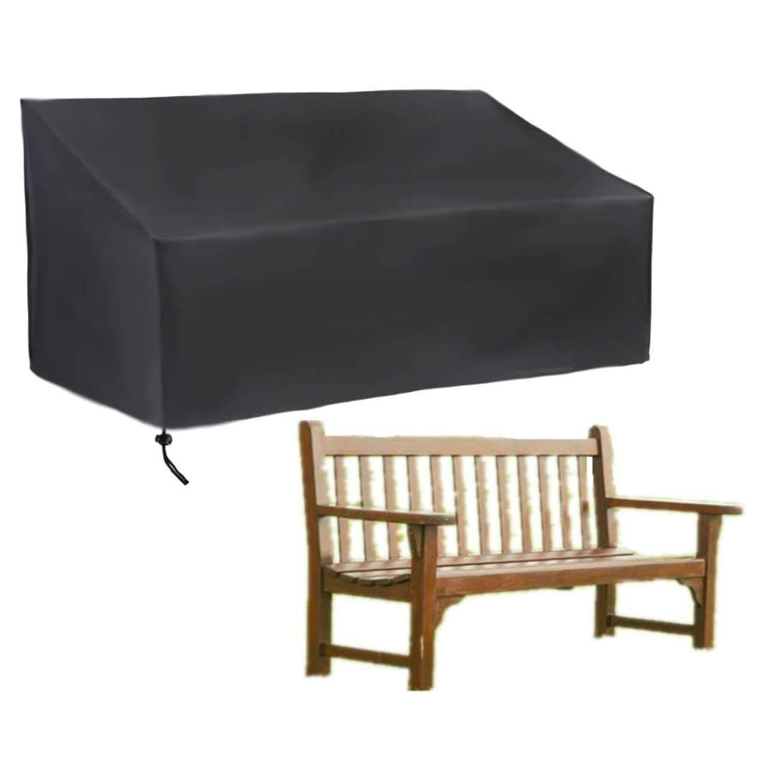 4 Seater Patio Bench Cover Outdoor Garden Bench Loveseat Covers ...