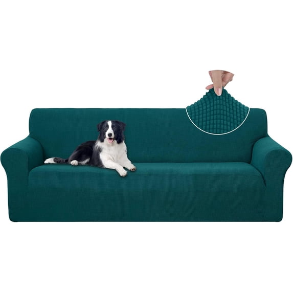 4 Seater Stretch Sofa Cover, Washable Furniture Protector Slipcover for ...