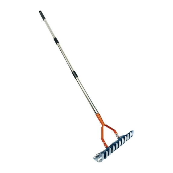 4 Section Extendable Garden Rakes Detachable Head Rakes For Versatile ...