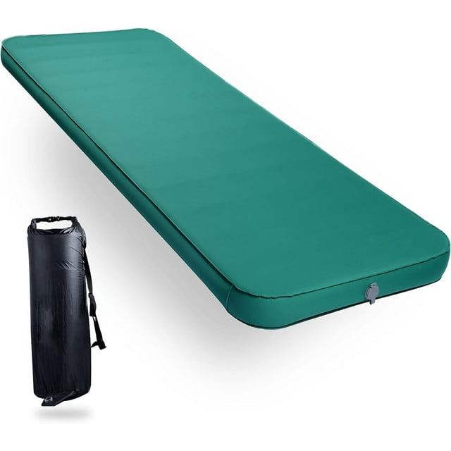 4" Self-Inflating Sleeping Pad for Camping, Outdoor Large 80”×30” Thick ...