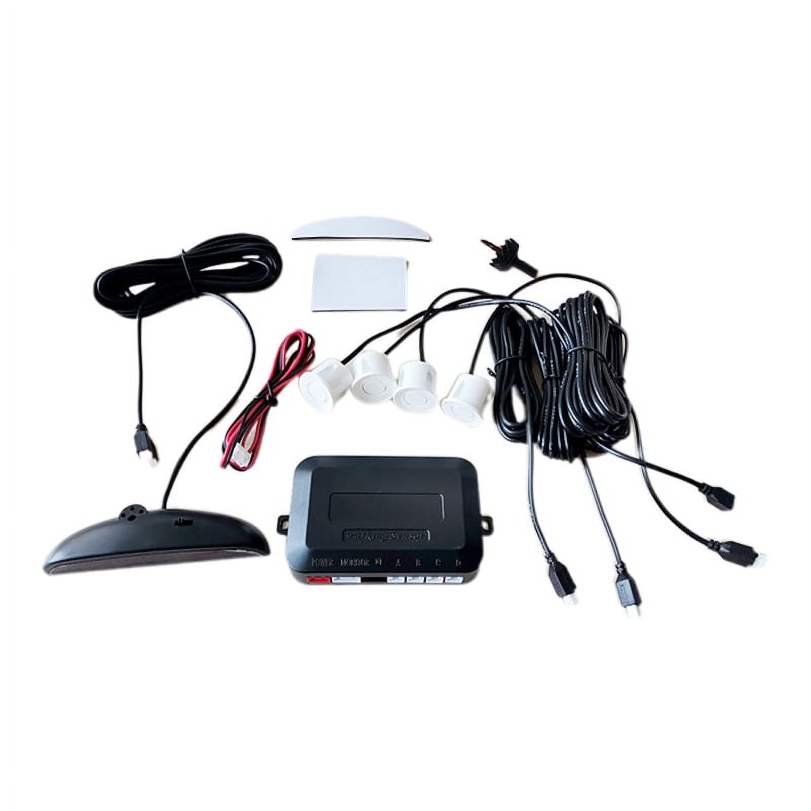 4 Sensors Parking Car Backup Reverse Radars System Alarm for Dc 12V ...