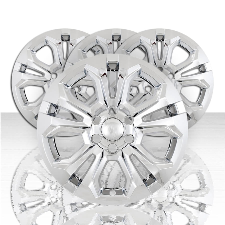 4 Set 20" 10 Spoke Snap-On Wheel Skins for 2022-25 Chevy Silverado 1500 ...