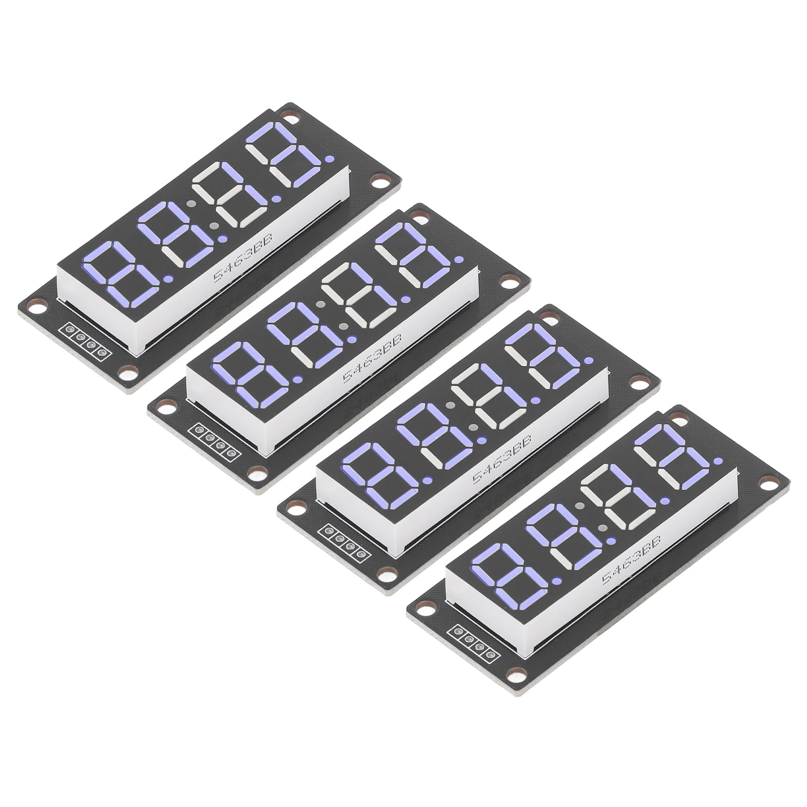 4 Set 4 Digit Digital Tube LED Display Board 7 Segments Clock Module ...