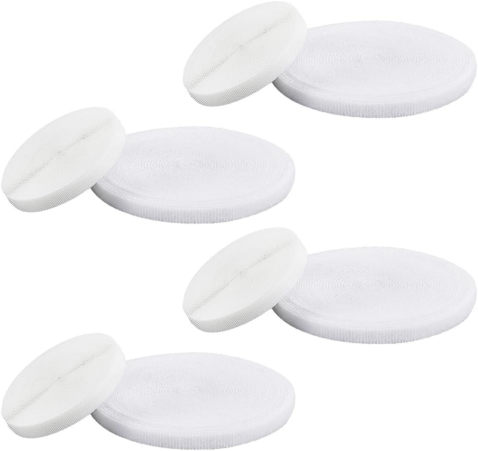 4 Set 5.47 Yards Thin Mini Clothes Hook and Loop Fasteners 10mm Wide ...