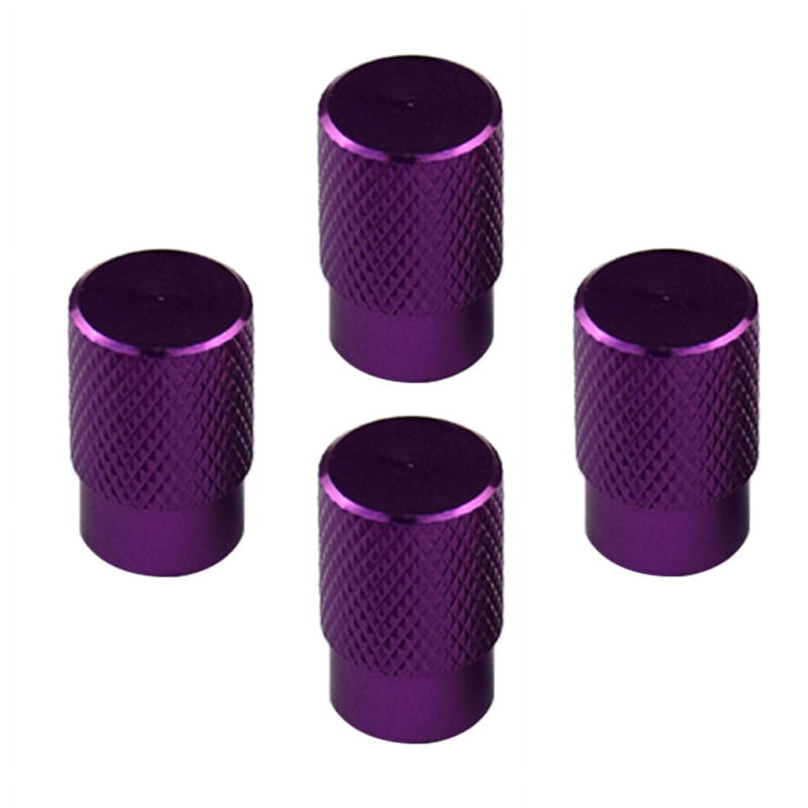 4 Set Aluminum Alloy Car Tubeless Wheel Tire Stems Dust Caps - Walmart.com