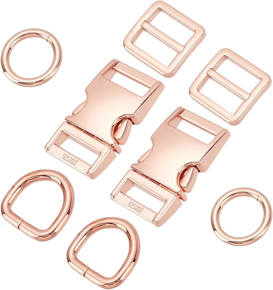4 Set Assorted Zinc Alloy Metal Buckles Fasteners Sets for Webbing ...