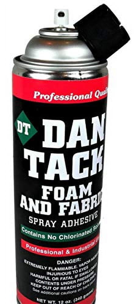 4 Set Dan Tack Dantack 2012 Professional Foam & Fabric Glue Adhesive ...