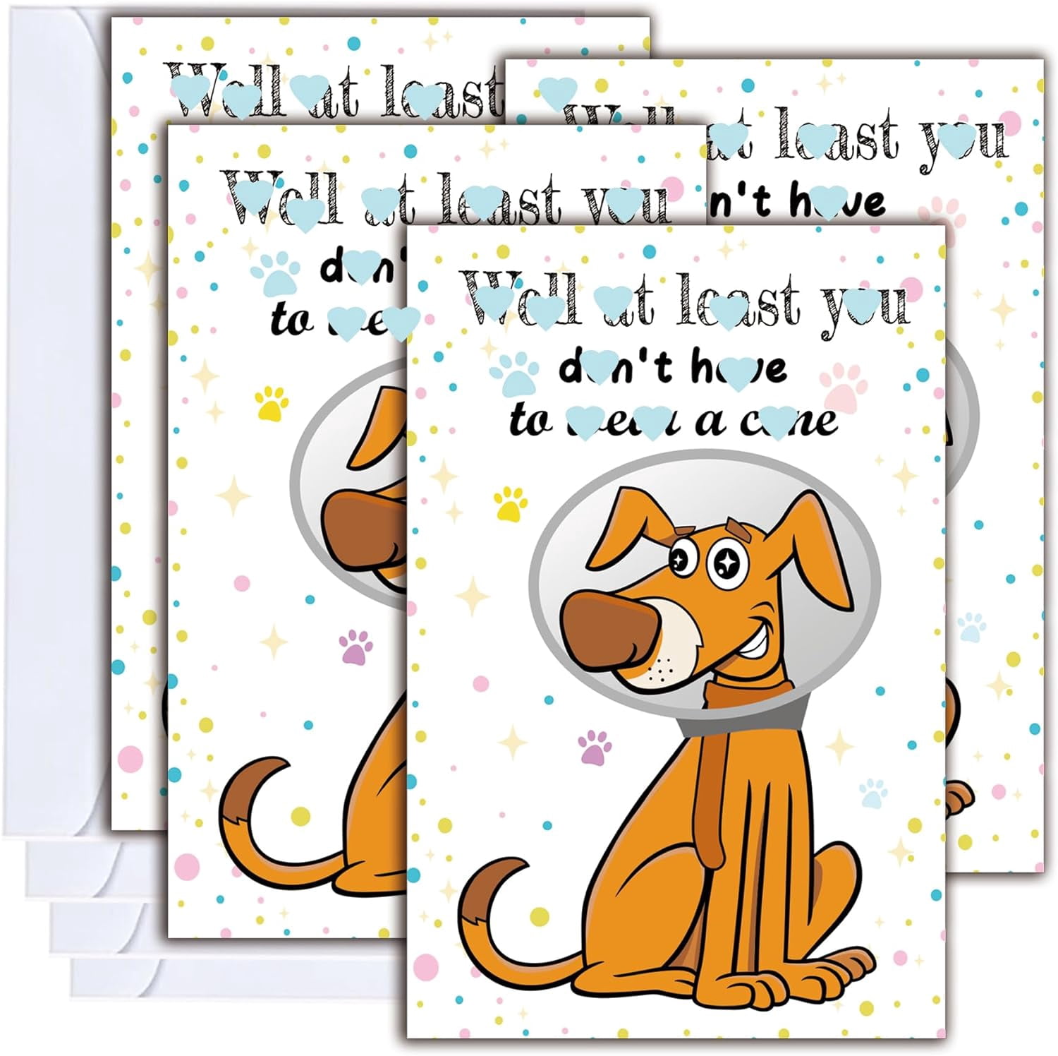 4 Set Funny Surgery Recovery Card 5x8 inch Funny Encouragement Cards ...