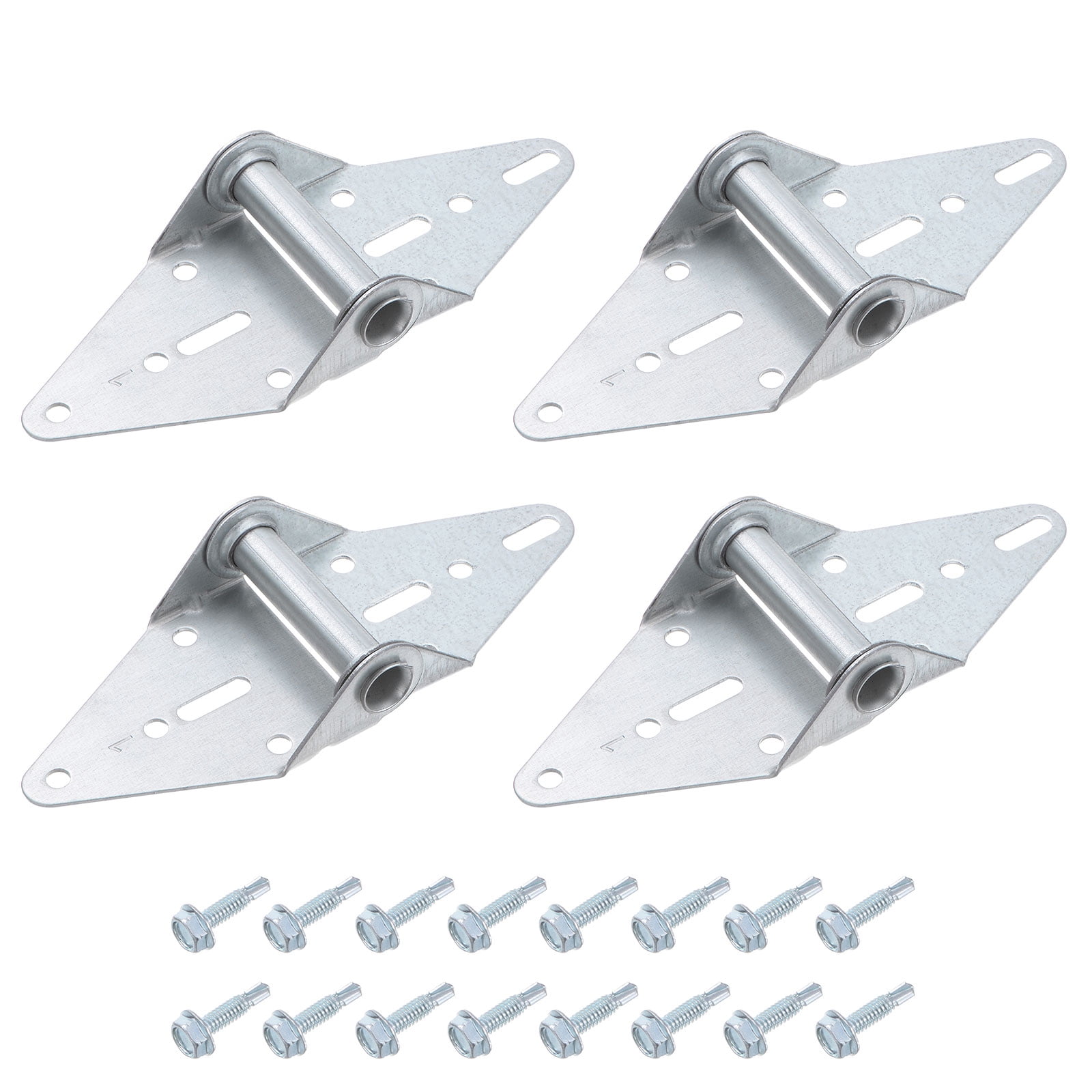 4 Set Garage Door Hinge #1 Hinge, 14 Gauge Steel with Galvanized Finish ...