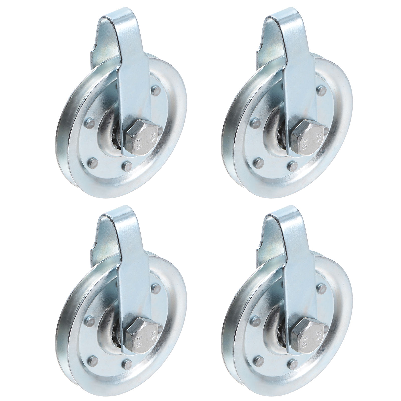 4 Set Garage Door Pulley 76mm 3" OD Garage Cable Pulley for Garage Door ...