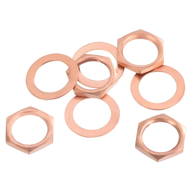 4 Set Guitar Nut and Washers 3/8" Guitar Input Output Jack Socket Nut ...