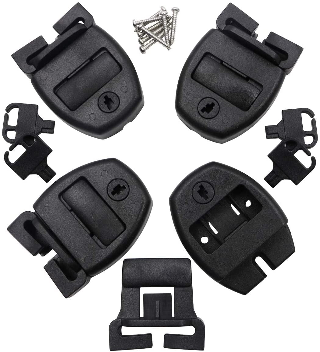 4 Set Hot Tub Spa Cover Locks w/Key Pinch Center Release - Strap Buckle ...