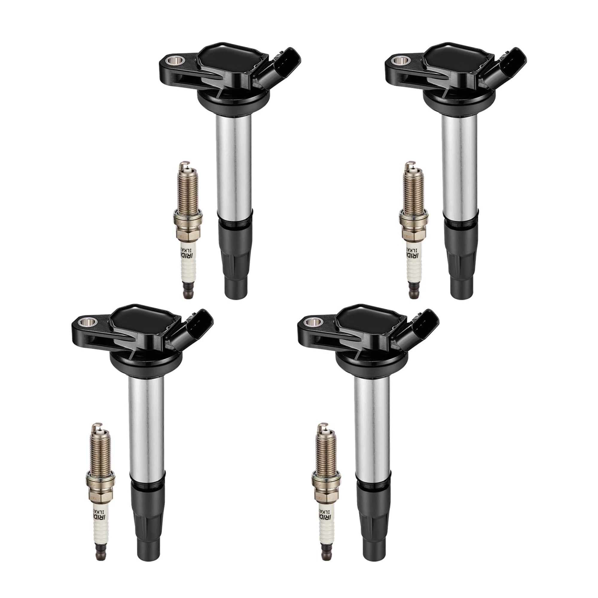 4 Set of Ignition Coil Pack & Spark Plugs Compatible with Toyota Lexus ...