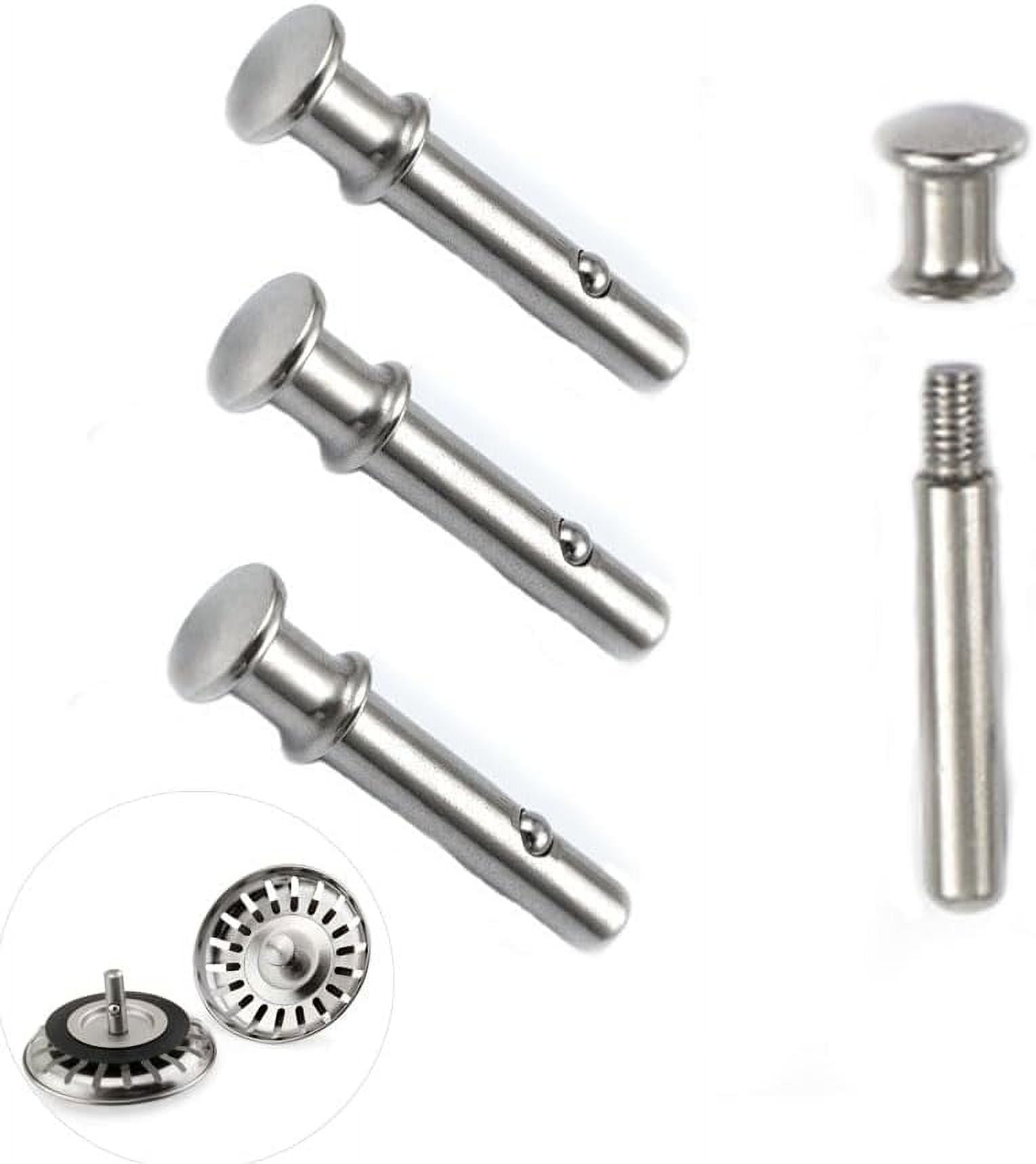 4 Set Kitchen Sink Strainer Central Pin Replacement M8 5/16'' Drain ...
