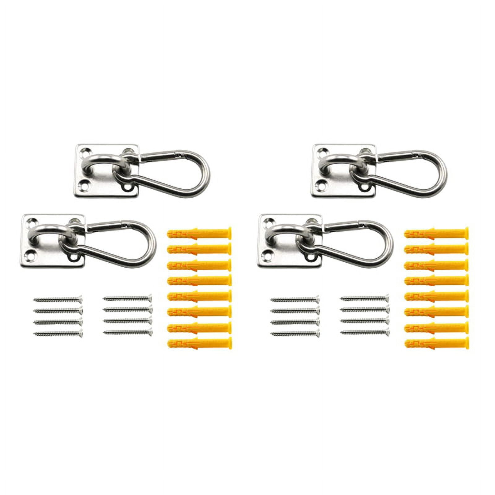 4 Set M6 Ceiling Wall Mount Hanging Hardware Fitting Set U-Shaped Hooks ...
