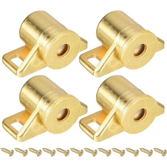 4 Set Magnetic Cabinet Door Catch Zinc Alloy Magnet Latch Closure ...