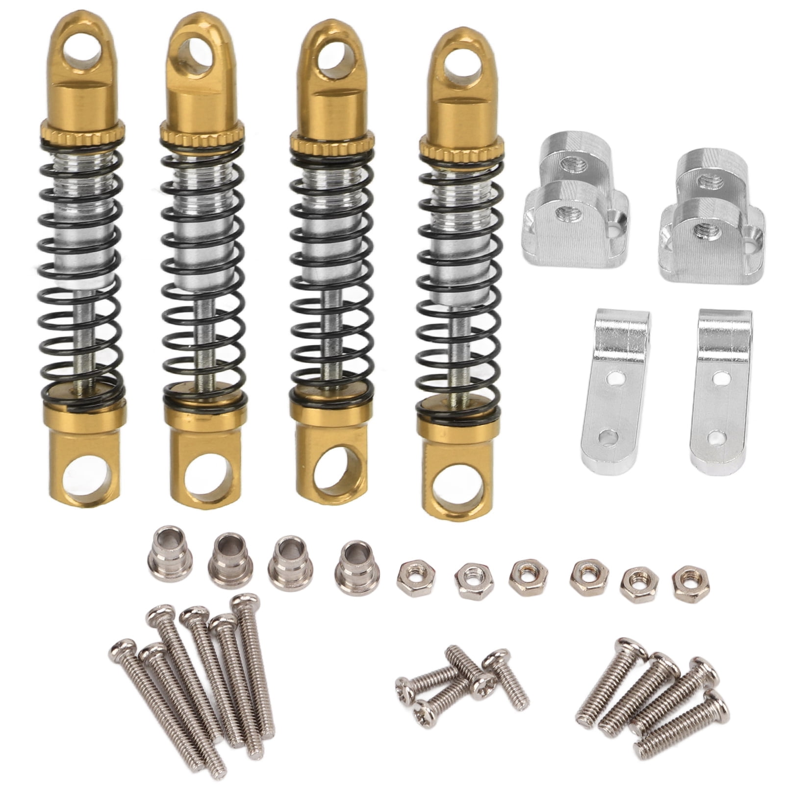4 Set Metal Front Rear Shock Absorber Damper for WPL D12 1/10 RC Car ...