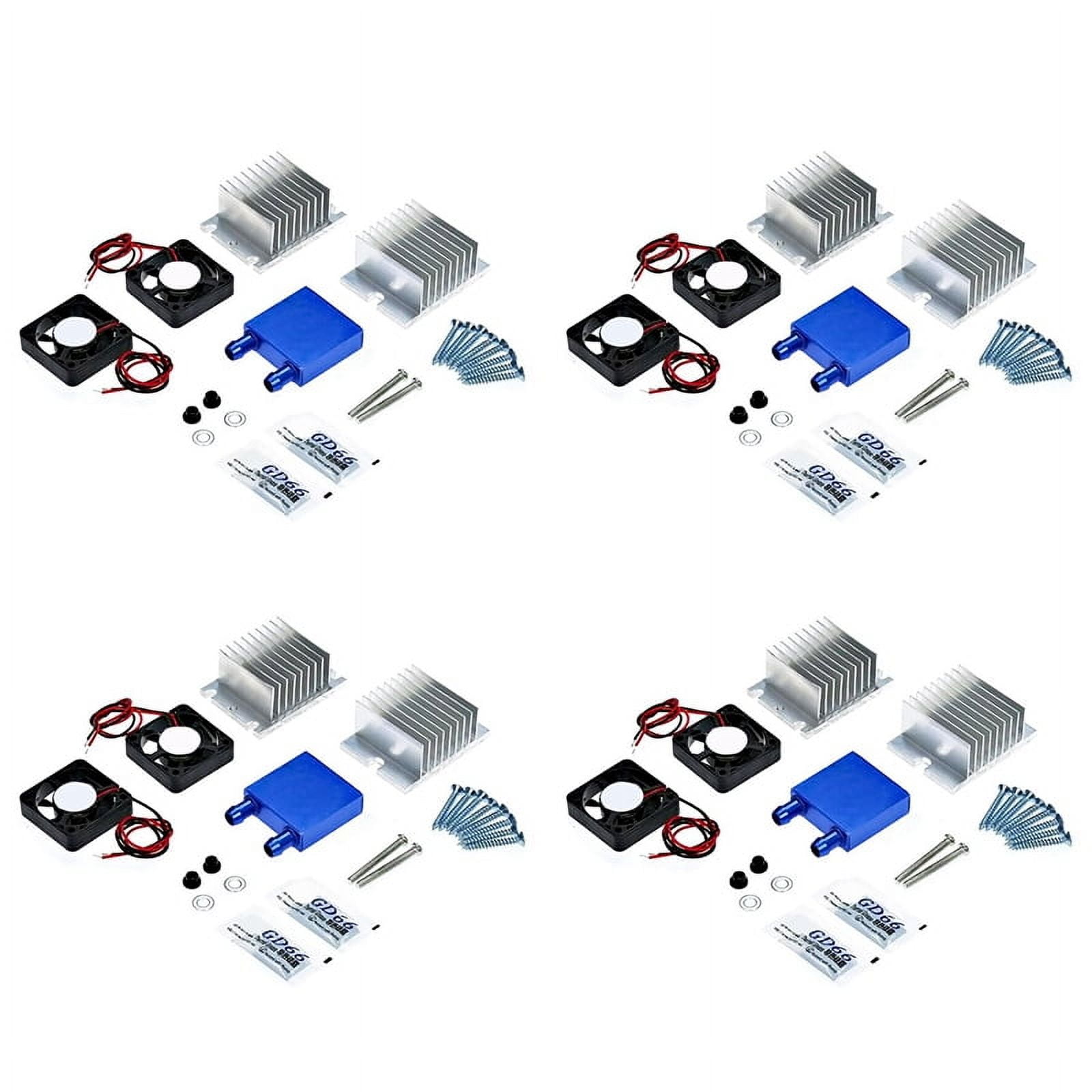 4 Set Mini Air Conditioner DIY Kit Thermoelectric Peltier Cooler ...