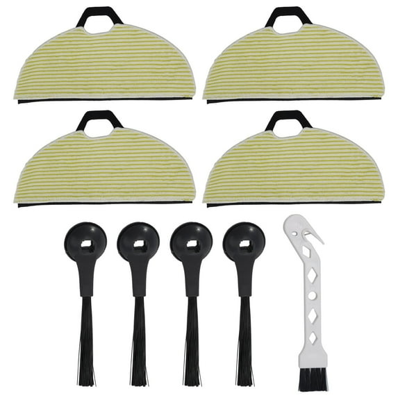 4 Set Mop Pads Side Brush Cleaning Brush for Shark AV2610WA Compatible ...