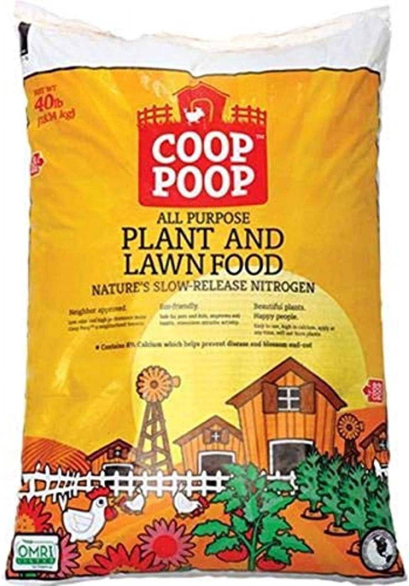 4 Set- PEARL VALLEY ORGANIX HGR243CP40 Coop Poop Garden Food, 40 lb ...