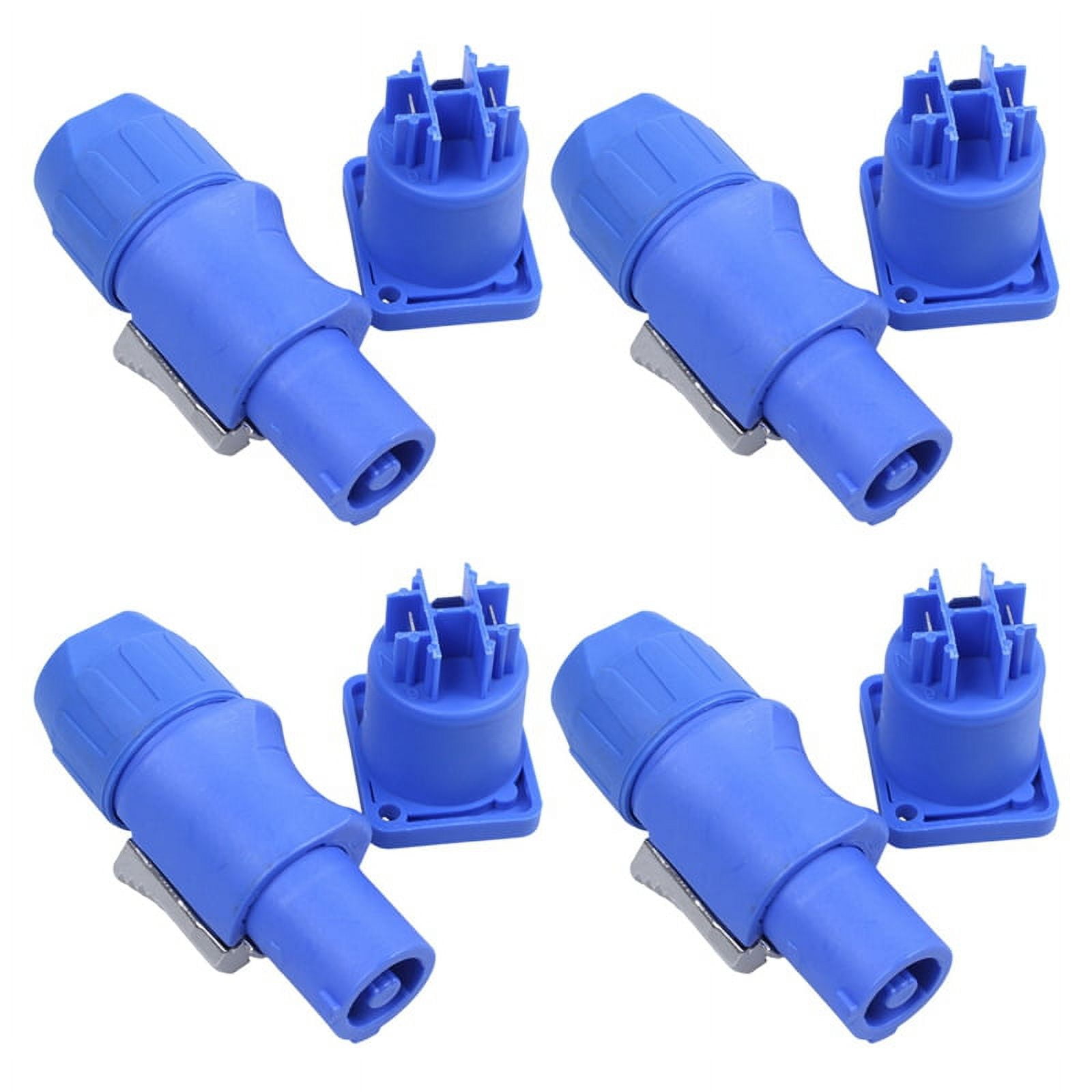 4 Set PowerCON Type A NAC3FCA+NAC3MPA-1 Chassis Plug Panel Connector ...