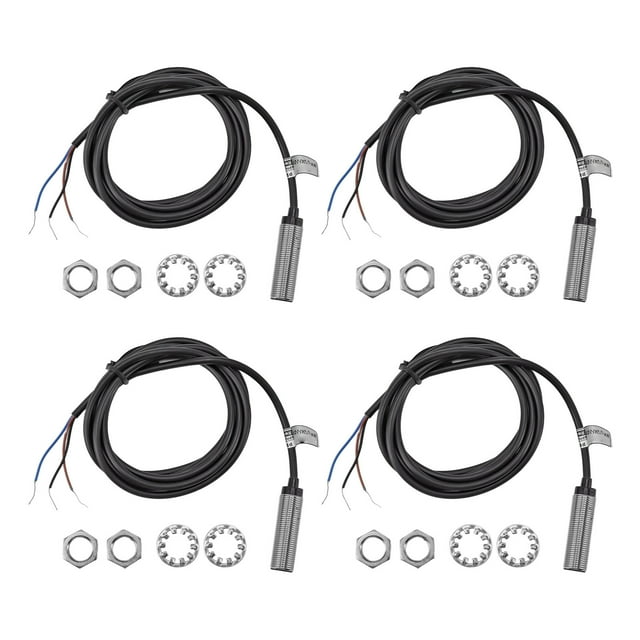 4 Set Proximity Switch 12mm Dia Inductive Proximity Sensor Switch NPN ... 4 Set Proximity Switch 12mm Dia Inductive Proximity Sensor Switch NPN ...