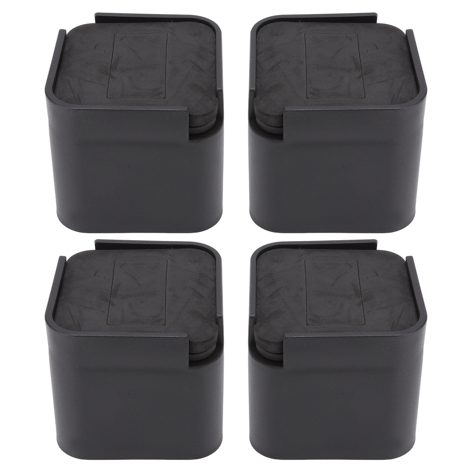 4 Set Rubber Bed Risers Multifunctional Safe Expansion Space Furniture ...