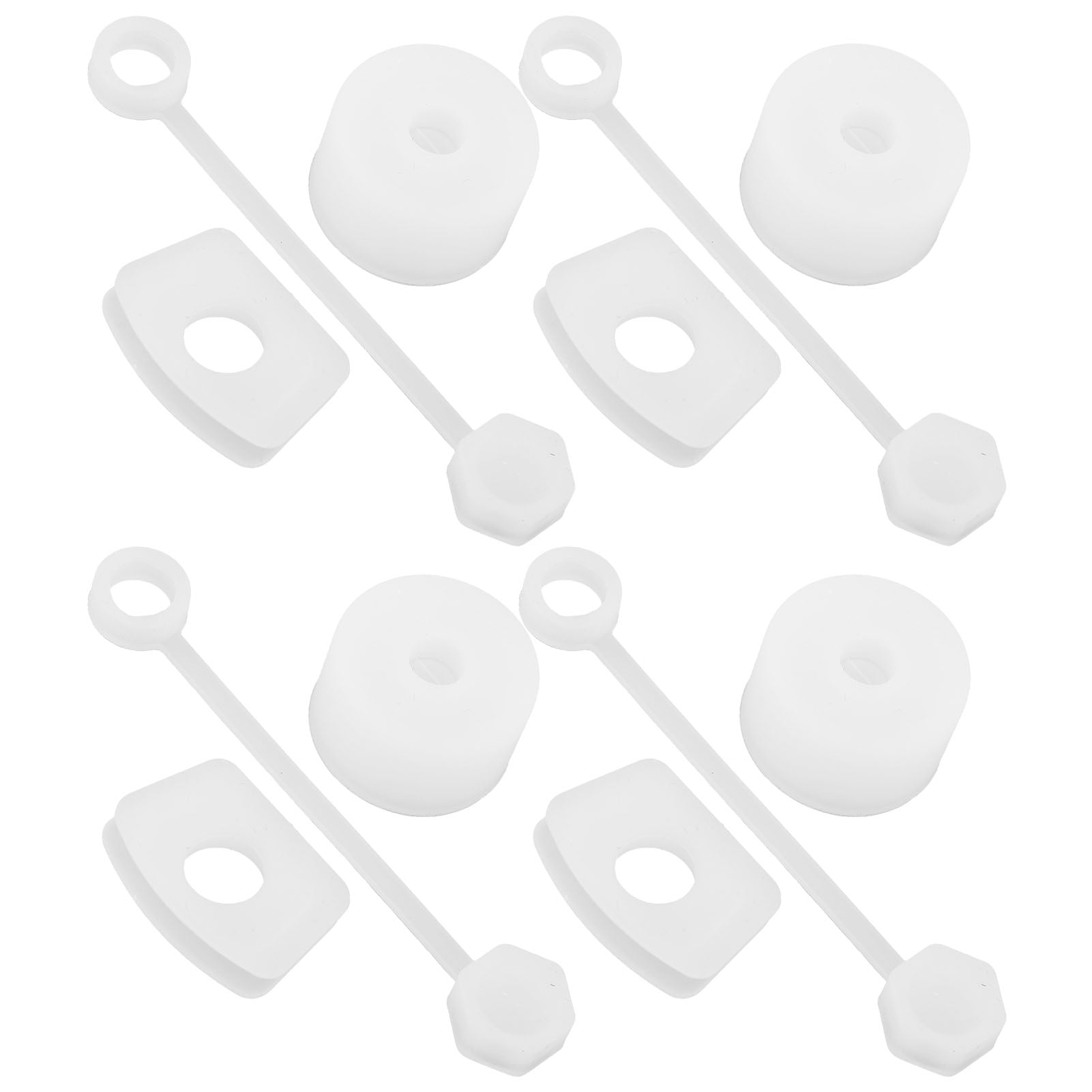 4 Set Silicone Spill Proof Stopper Set Tumbler Accessories Including ...