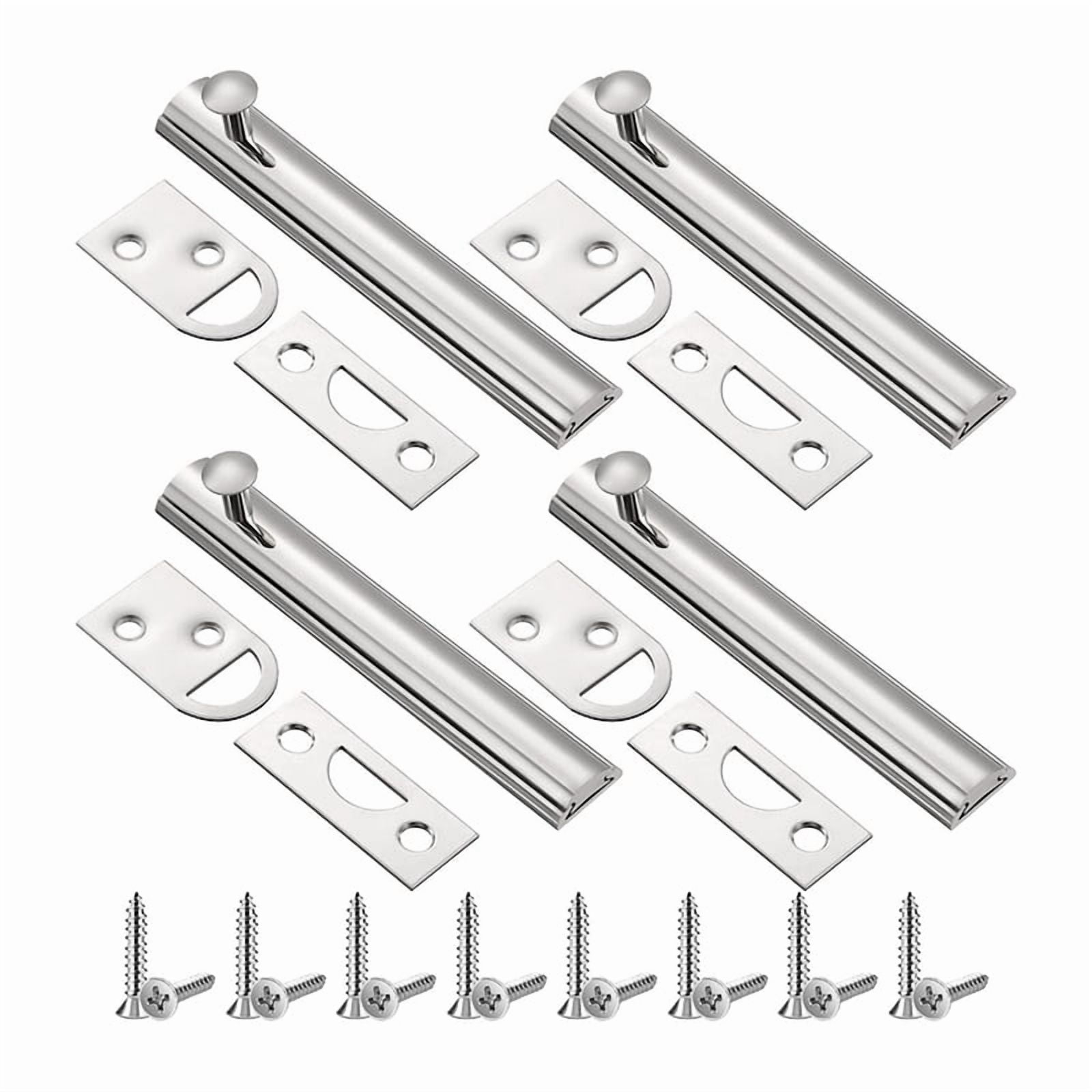 4 Set Slide Bolt Latch Lock Bolt Door Slide Bolt Door Latches for Top ...