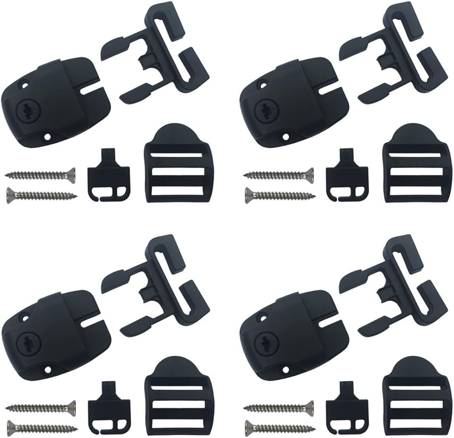 4 Set Spa Hot Tub Cover Broken Latch Repair Kit have Slot - Replace ...