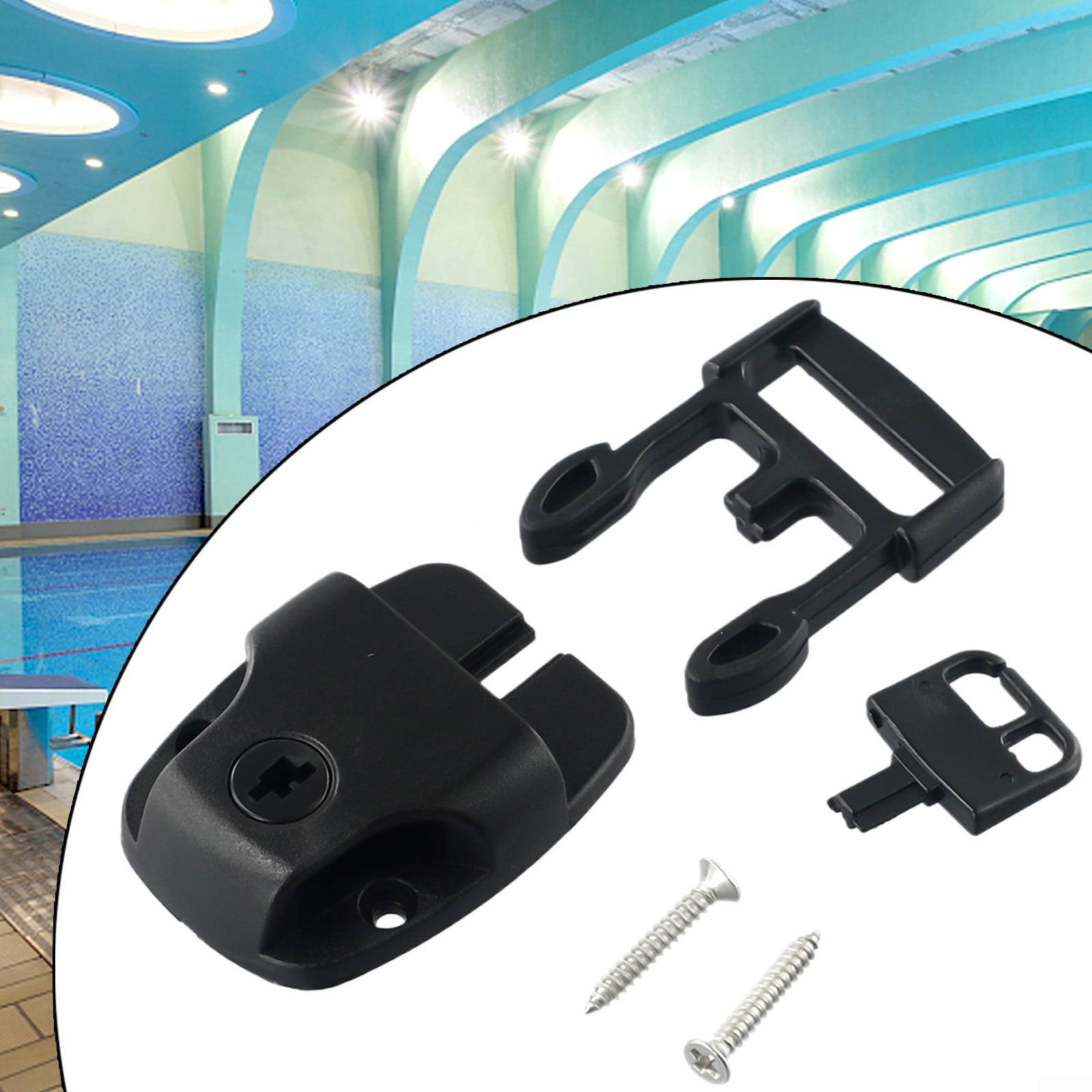Walmart High Quality 4 Set Spa Tub Cover Latch Repair Kit with Key and ...