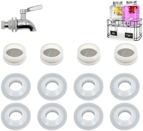 4 Set Spigot Accessory Replacement for Glass Drink Dispensers, Spigot ...
