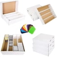 4 Set Sports Card Storage Boxes 3150 Count Bulk Card Trading Cards ...