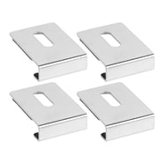 Screen Retainer Clips, for 3/8 in. screen frame, Plastic, Black (4-sets ...