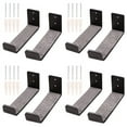 4 Set Surfboard Wall Rack, Surf Board Racks for the Wall Display Mount ...