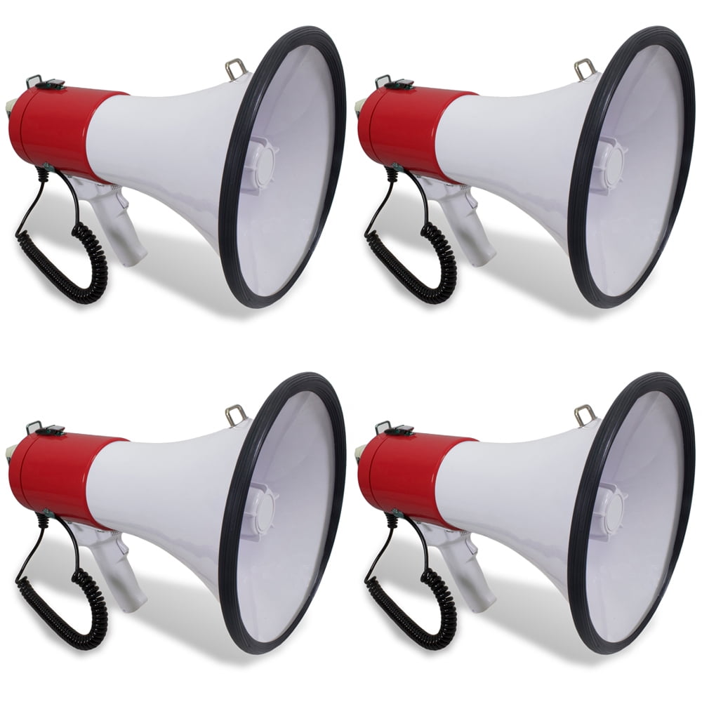 Technical Pro 75W Portable Megaphone Bullhorn with Siren and Strap ...